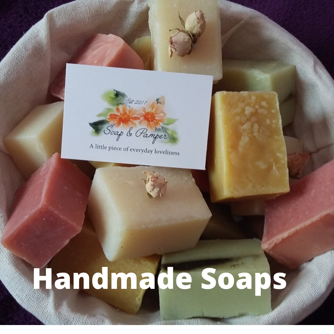 Welcome to Soap & Pamper, a small business selling handcrafted soaps